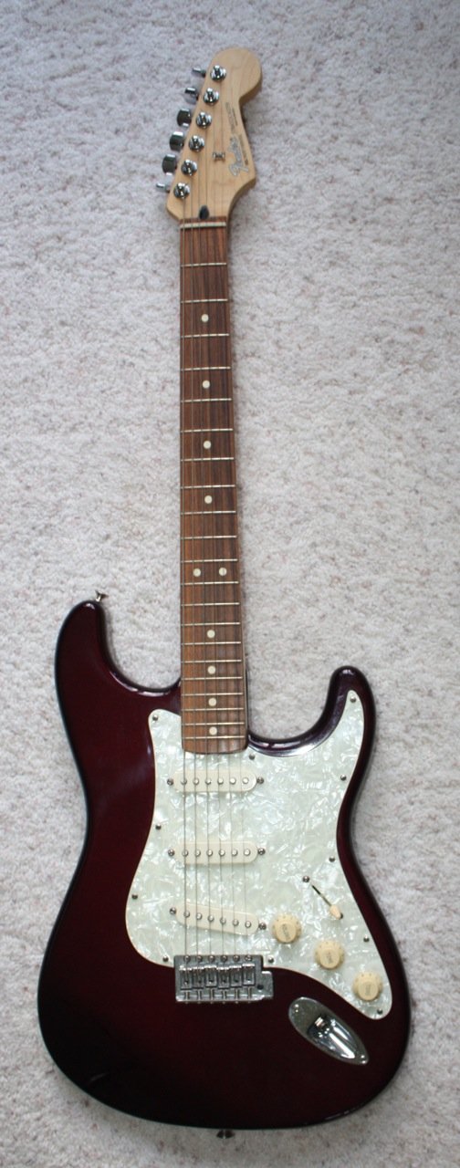 Fender Stratocaster Electric Guitar Midnight Wine Red w/ Pearl ...