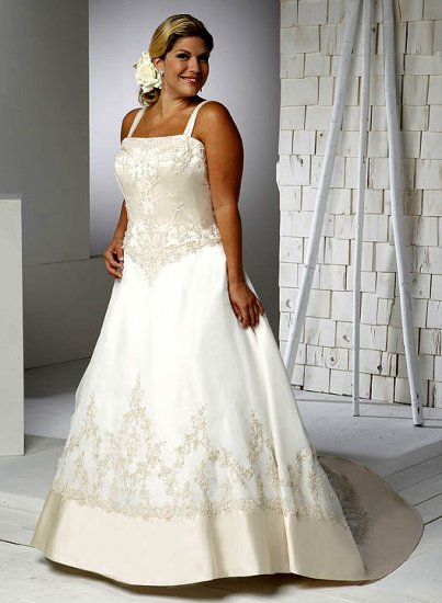Brand New Custom Made Plus Size Wedding Gown