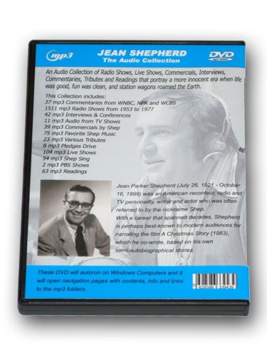 JEAN SHEPHERD RADIO SHOWS COLLECTION - 5 DVD ROM