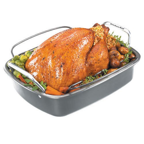 KitchenAid Open Roaster with Rack & Turkey Lifters