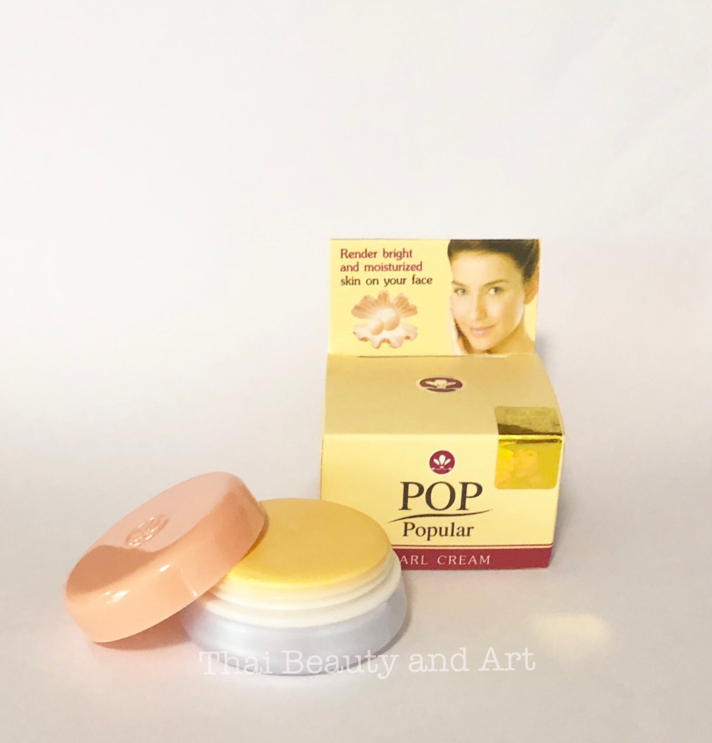 12 x POP POPULAR PEARL CREAM Skin Whitening Freckle Dark Spot Thai ...