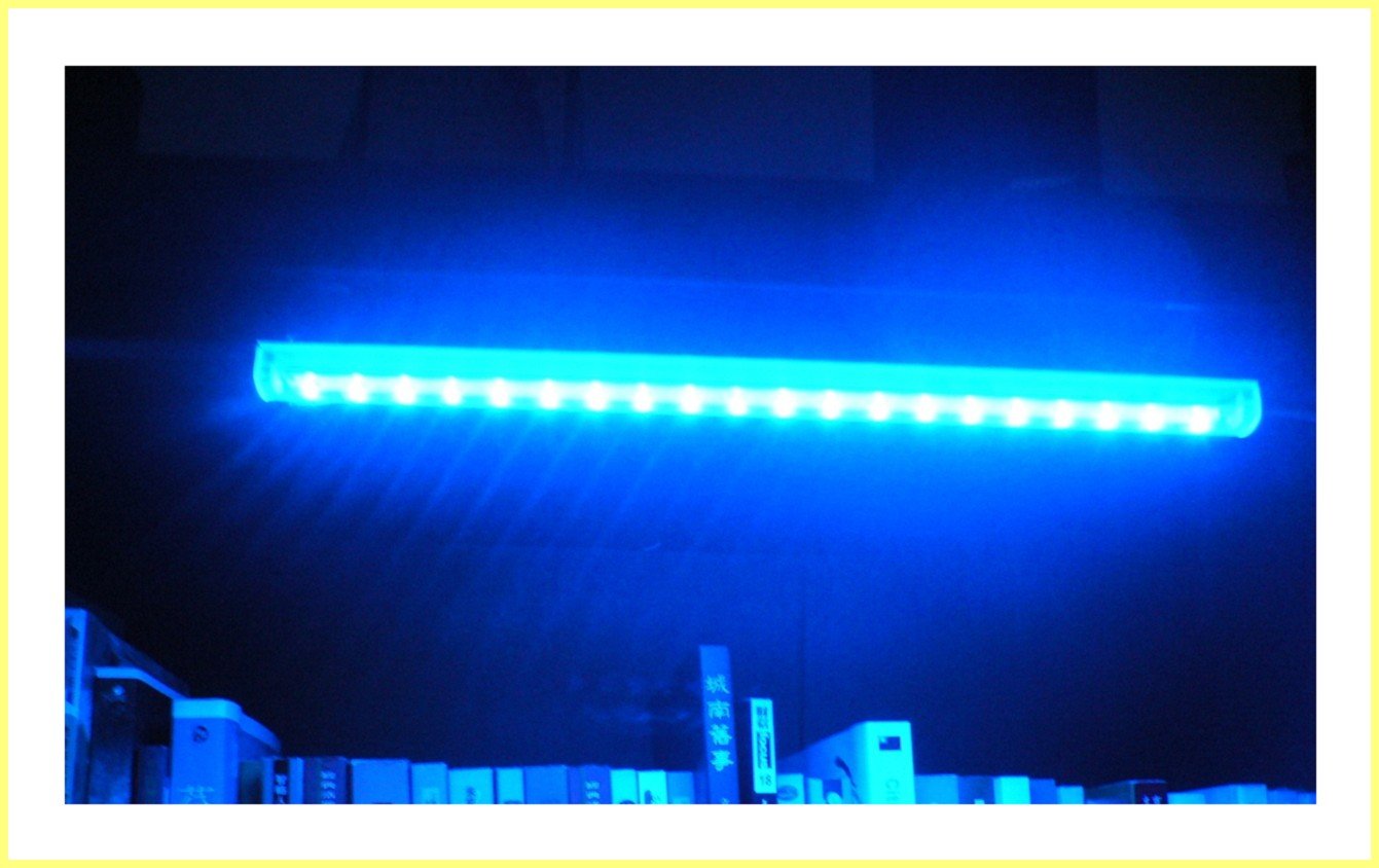 12" BLUE 2.5W 220V 20LEDs LED Strip Under Cabinet Light