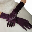 16" Golden Bridal Satin Gloves for Wedding Opera Prom Dress Suit Party ...