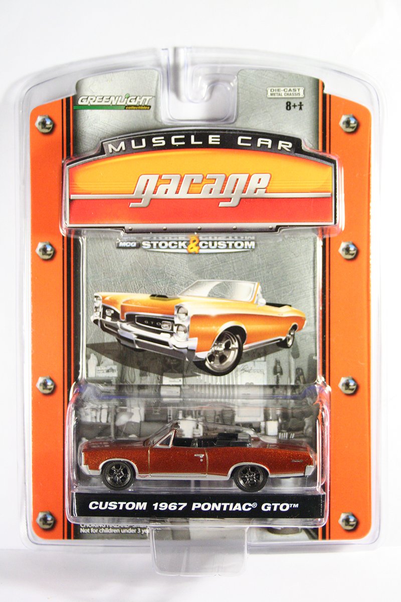 GreenLight Custom 1967 Pontiac GTO Muscle Car Garage Stock & Custom ...