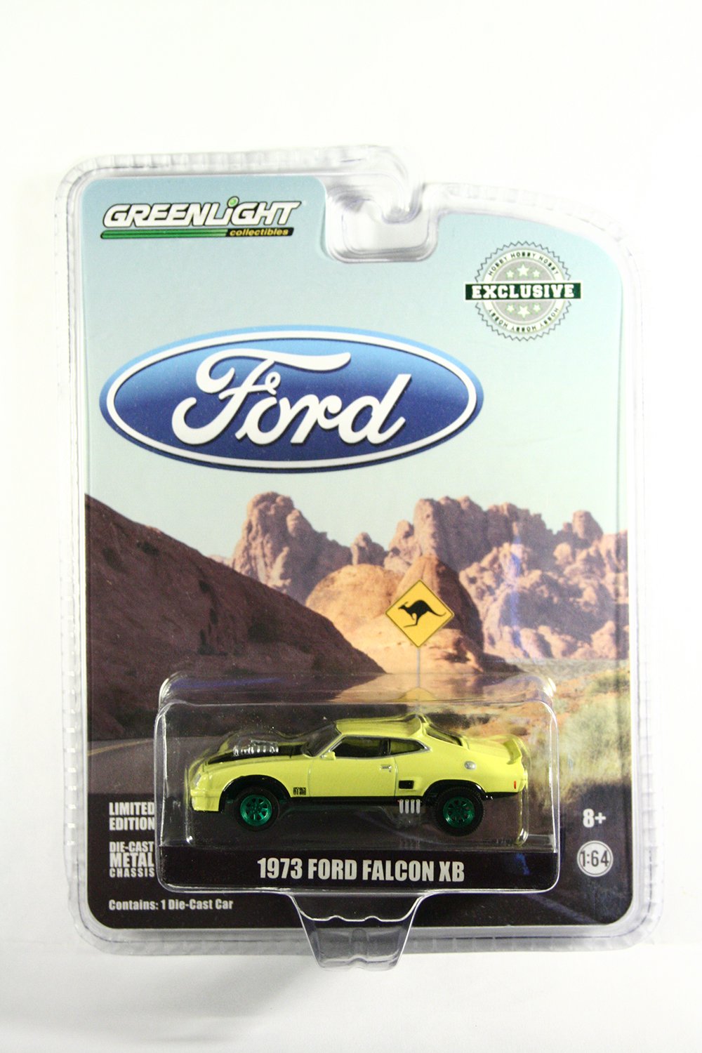 GreenLight GREEN MACHINE 1973 Ford Falcon XB - Yellow
