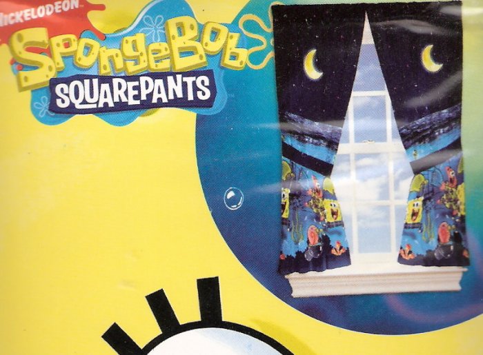 Spongebob Squarepants Under the Star Panels, Curtains