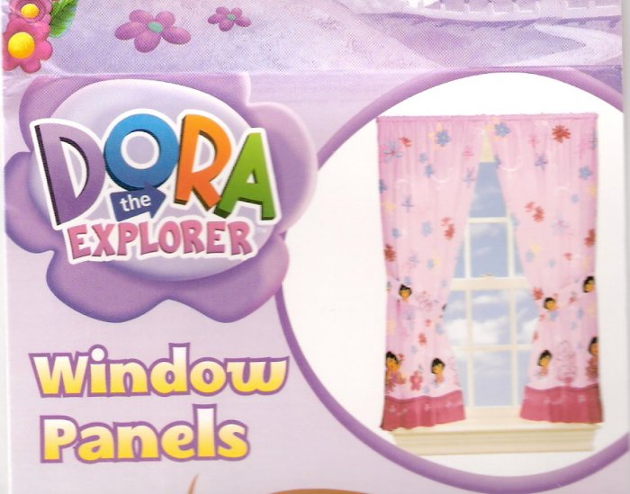 Dora the Explorer Hummingbird Panels, Curtains