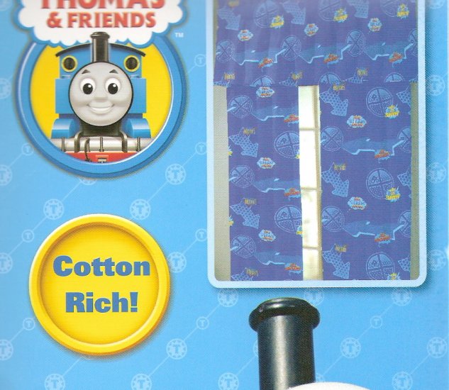 Thomas the Tank Engine & Friends 5pc Twin Comforter Set with Curtains