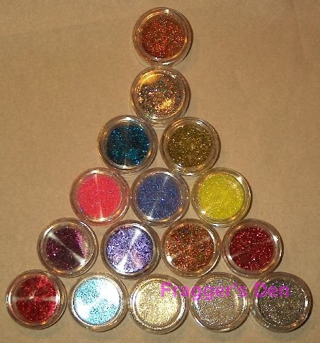 MAC Pick 50 Pigment & Glitter Samples Super Rares, Rares and what you ...