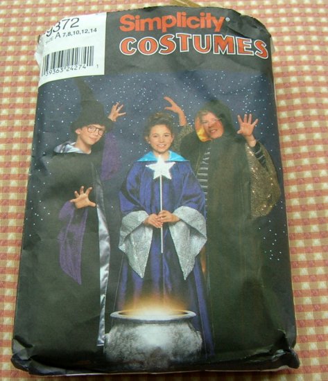 Wizard Costume Sewing Pattern Simplicity 9372