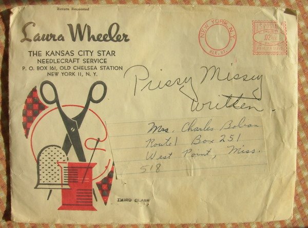 Scottie Dog and Pussy Cat Quilt Vintage Laura Wheeler Mail Order Craft ...