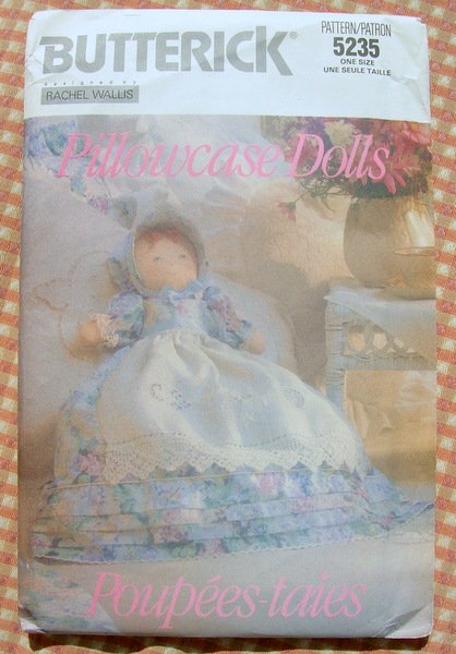 Pillowcase Dolls Uncut Sewing Pattern Butterick 5235
