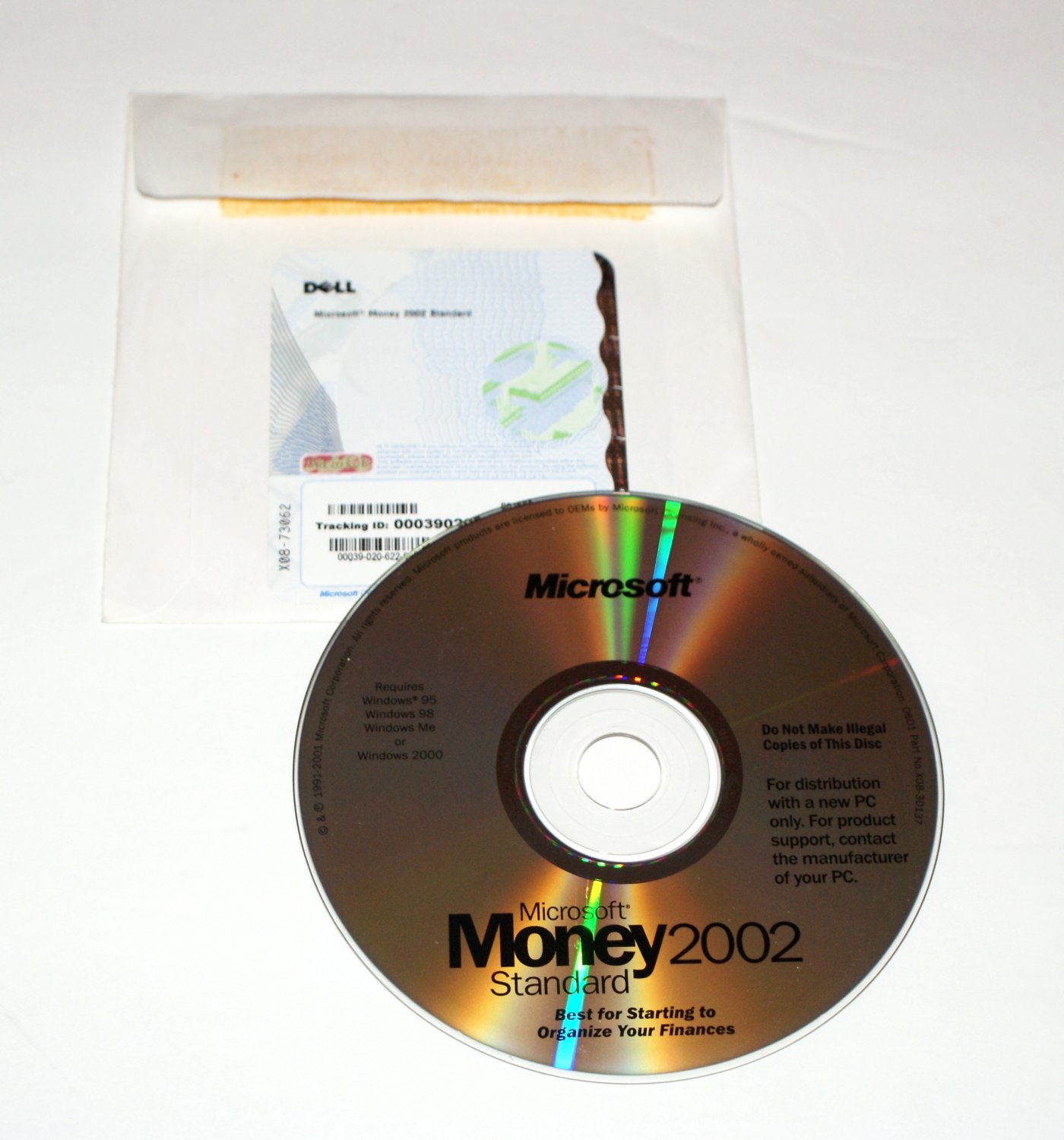 MICROSOFT MONEY 2002 STANDARD - CD w/ Certificate of Authenticity ...