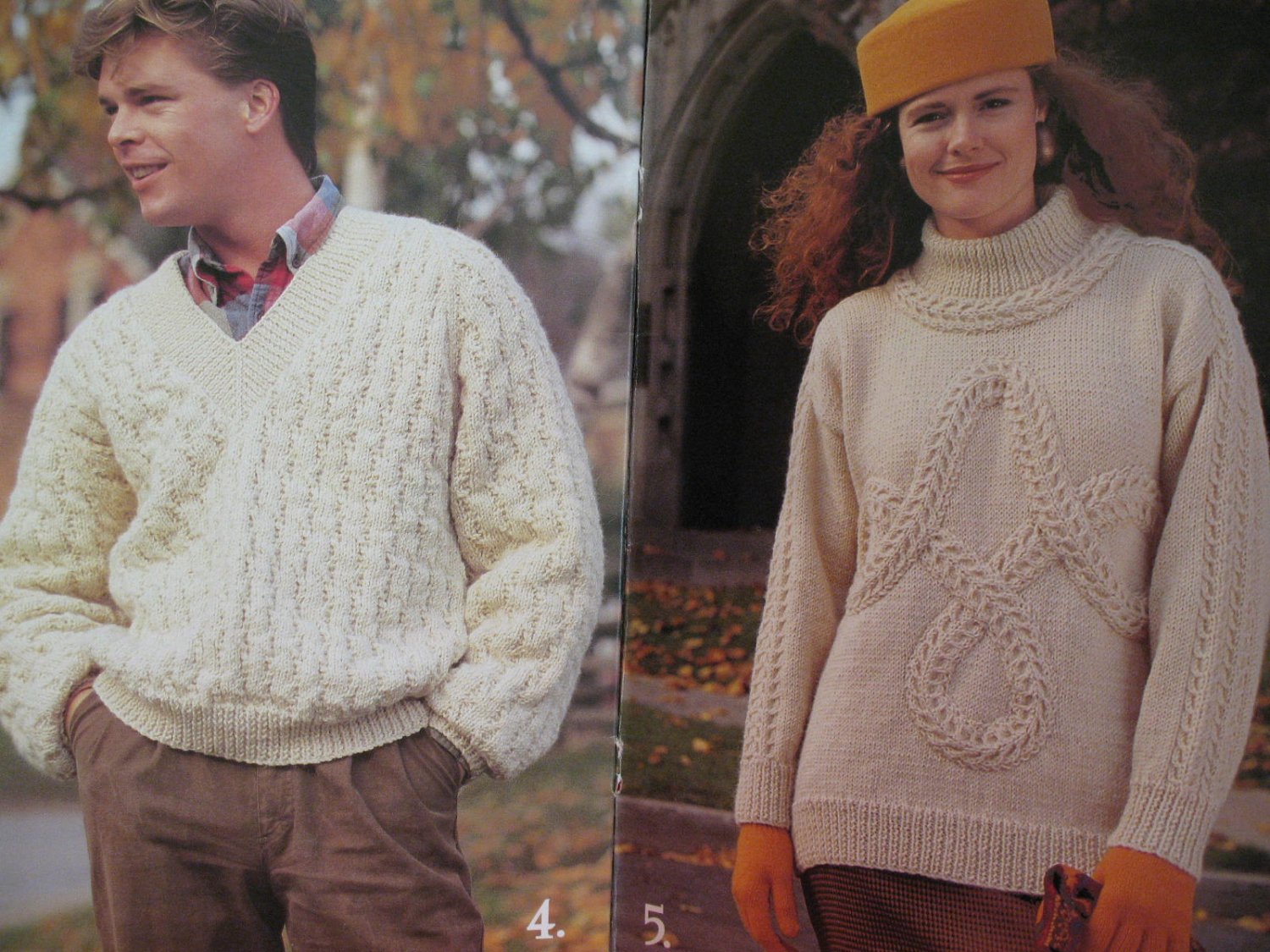 Patons Aran Arran Knitting Patterns ADULTS Sizes Cardigans Sweaters ...