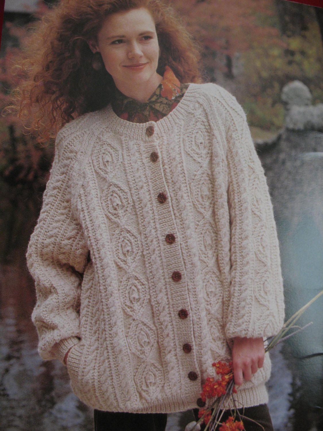 Patons Aran Arran Knitting Patterns ADULTS Sizes Cardigans Sweaters ...