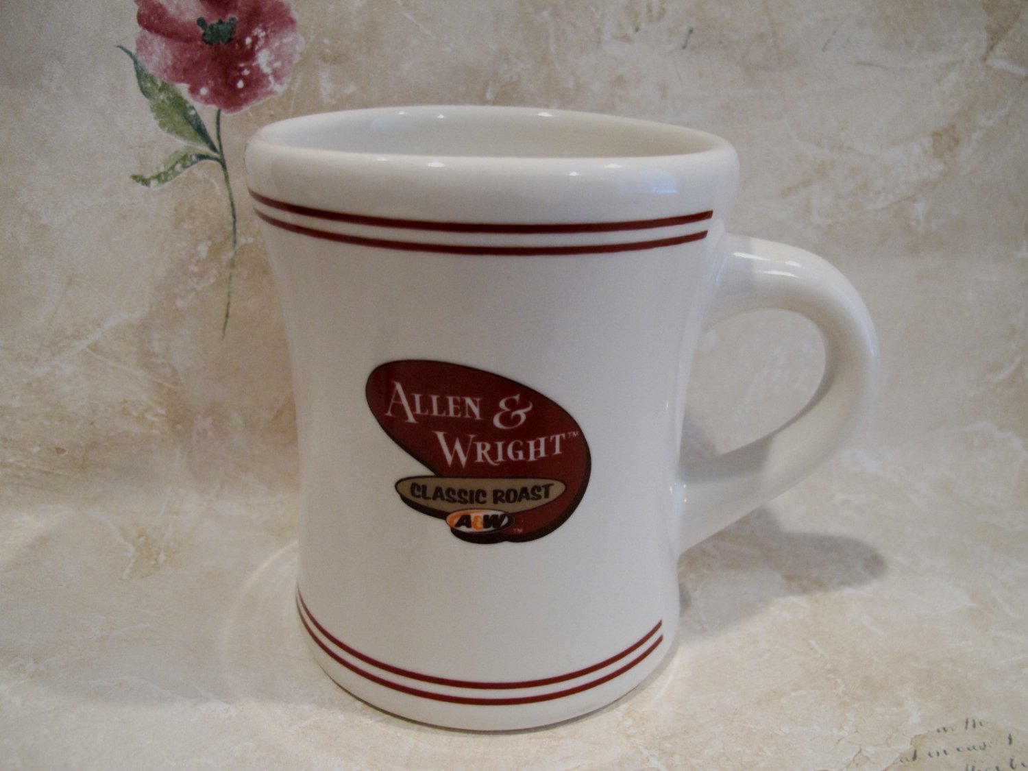 ALLEN & WRIGHT Coffee Mug A&W Root Beer Cup Souvenir Collectible