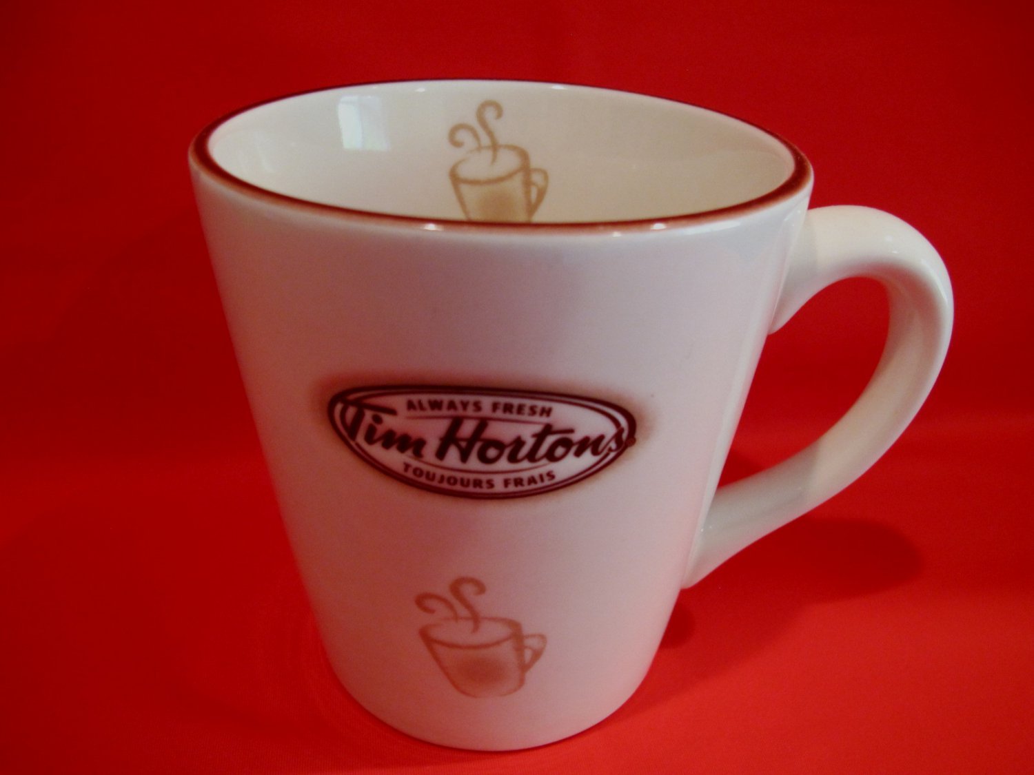 Tim Hortons Coffee Mug Cup Tea Always Fresh Souvenir Number 7 Limited ...