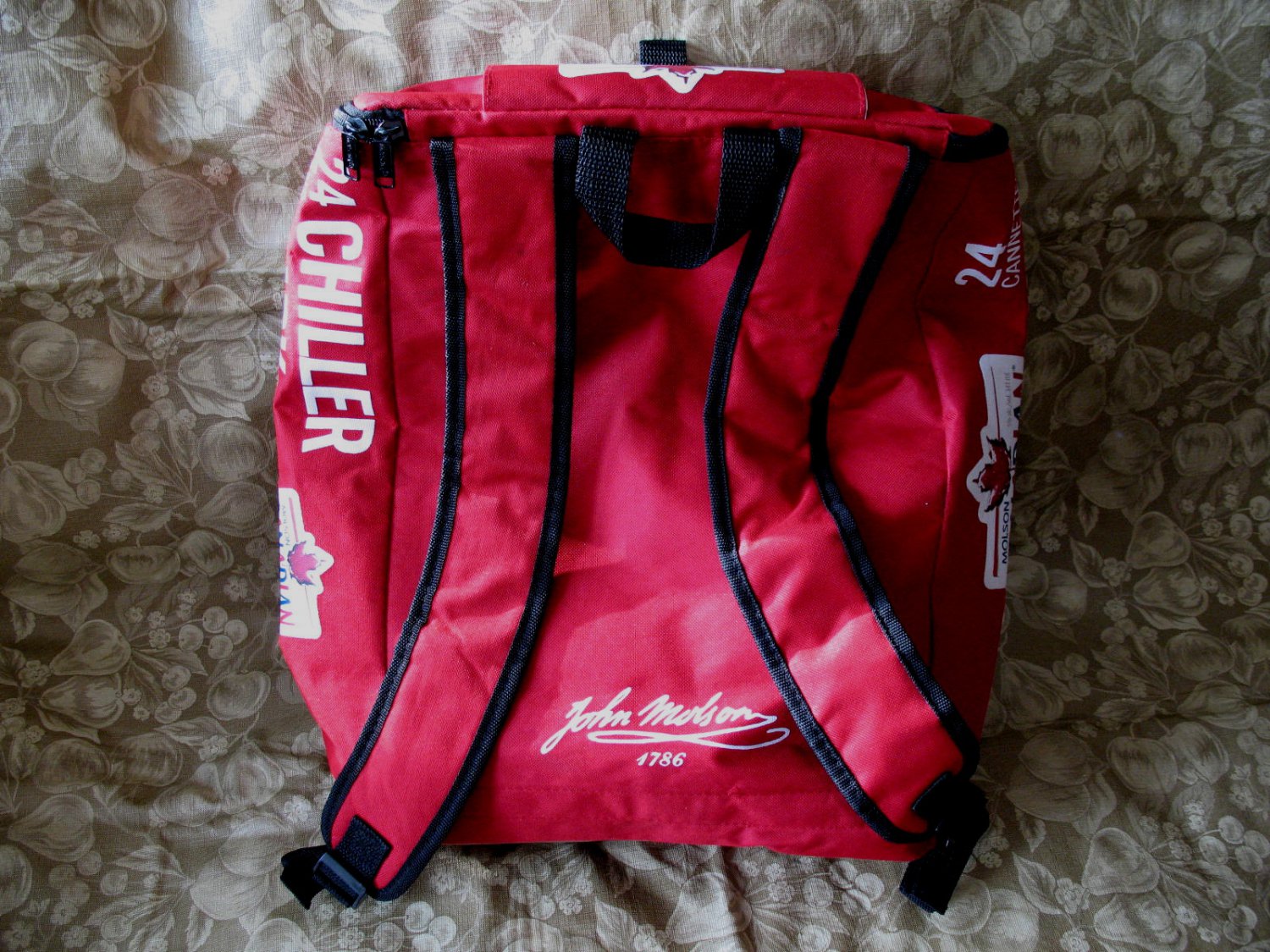 MOLSON CANADIAN BEER Backpack Chiller Pack Cooler Tote CANADA Souvenir ...
