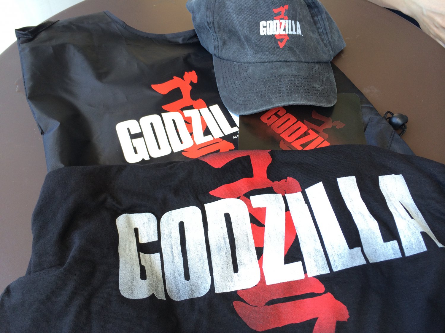 SDCC 2014 Godzilla Swag Bag with hat and T-shirt