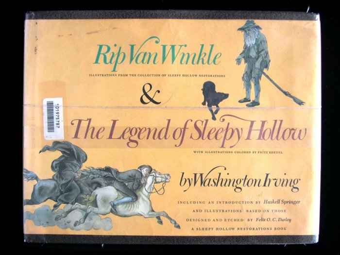 Rip Van Winkle Legend Sleepy Hollow Washington Irving