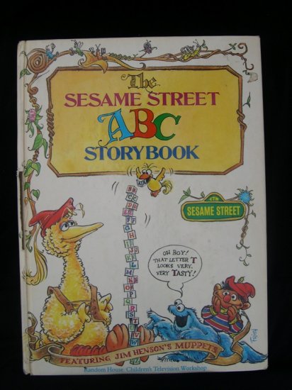 Sesame Street ABC Story book Jim Henson's Muppets 1974