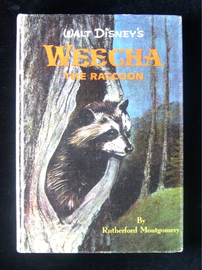 Walt Disney's Weecha the Raccoon Montgomery Vintage HC