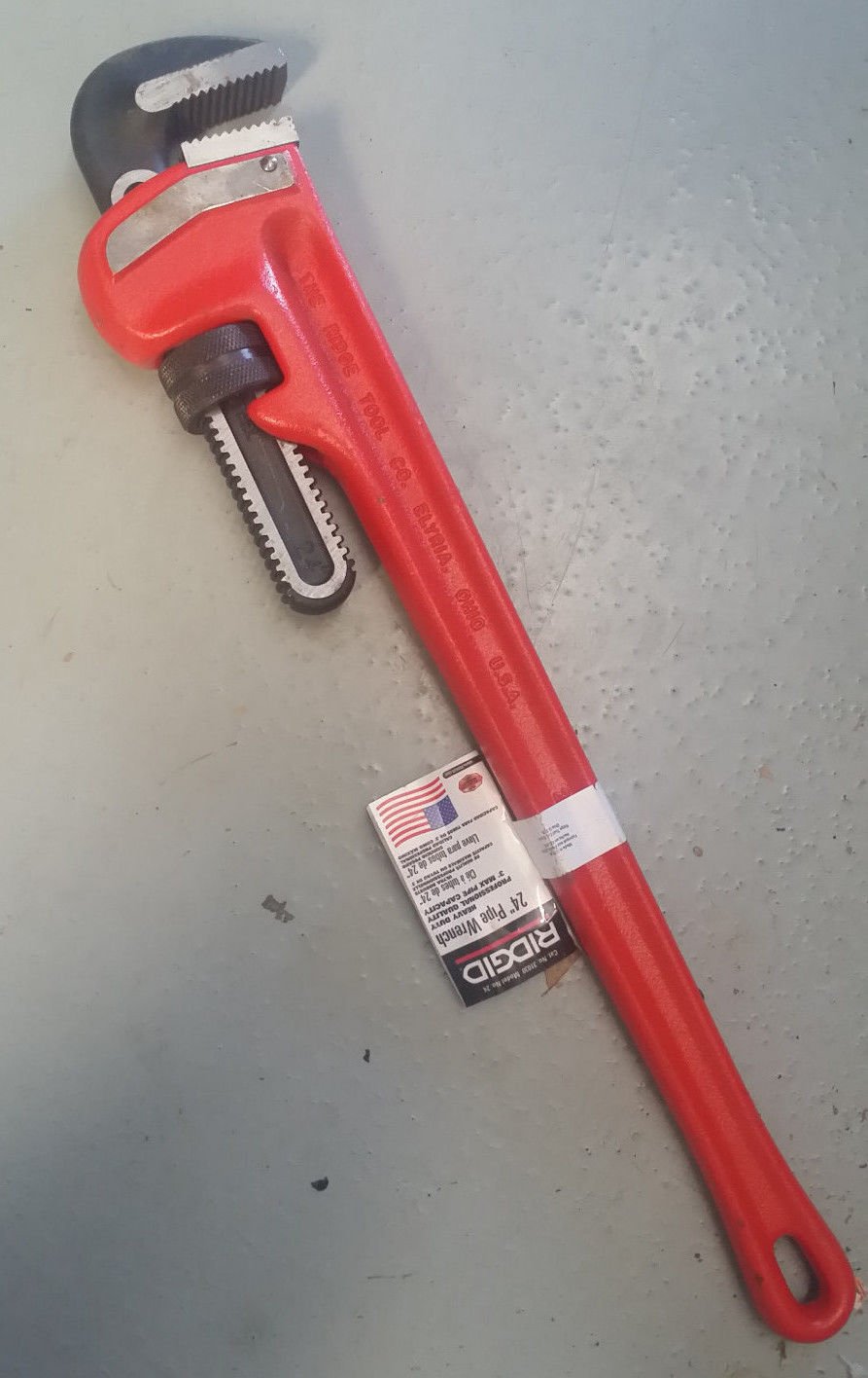 RIDGID 24 in. Heavy Duty Professional Quality Pipe Wrench 31030