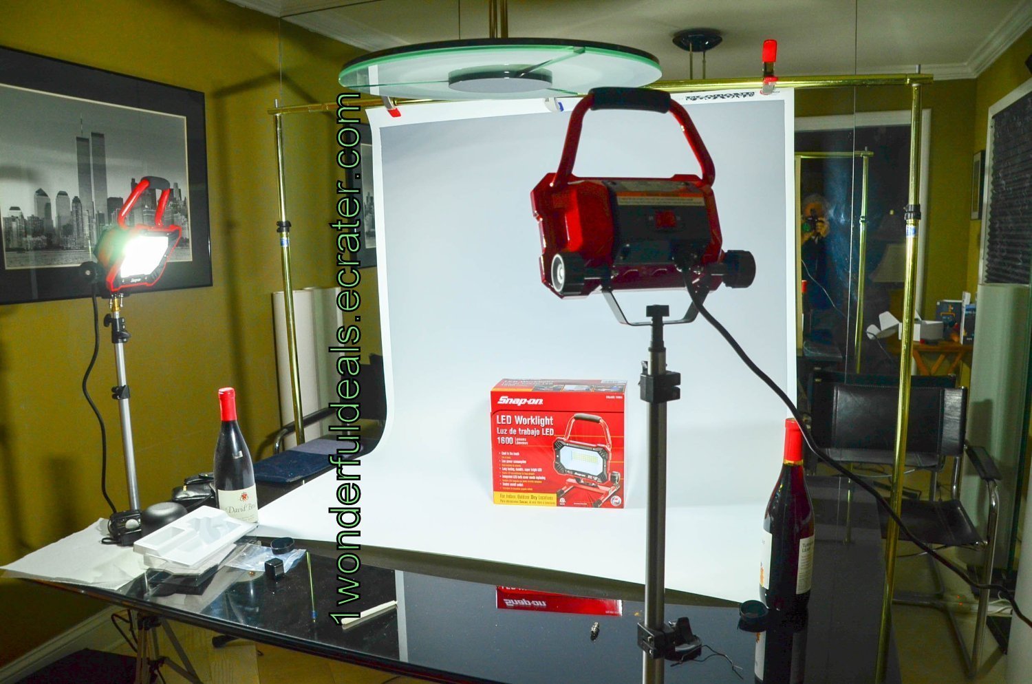 Snap On Portable Work Light 2000 LUMENS 46 LED 25watts In Outdoor QUICK ...