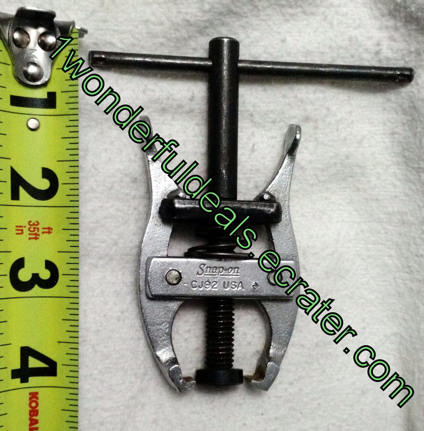 Snap-on Snapon CJ92 Battery Cable Puller Clamp Self-Locking Jaws Snap on