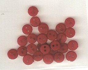 4mm Red Buttons