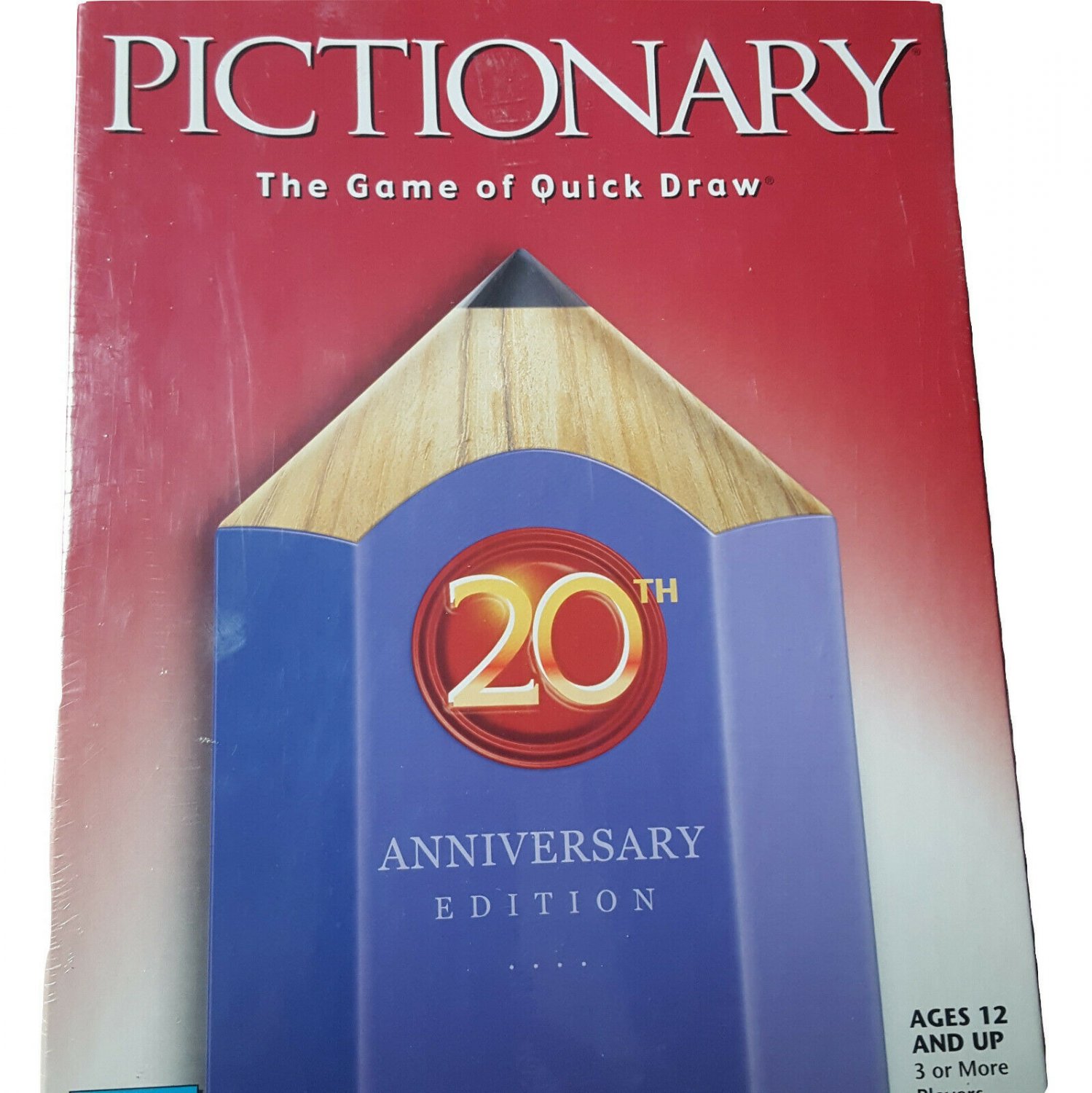 Pictionary 20th Anniversary Edition Game Of Quick Draw New Parker Bros ...