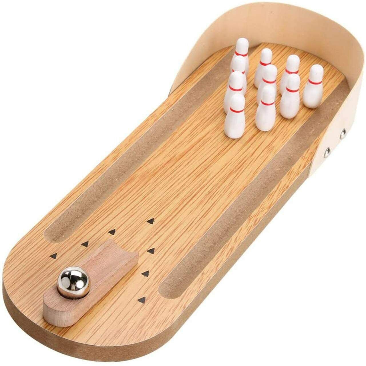 Desktop Mini Bowling Game Set Family Fun Gift Kids Adults Children ...