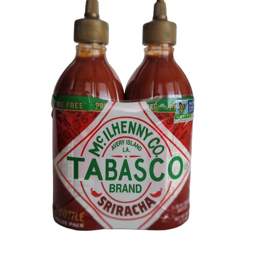 2 - Tabasco Sriracha Sauce 20oz Bottles Hot Chili Spicy 2 Pack NON GMO ...