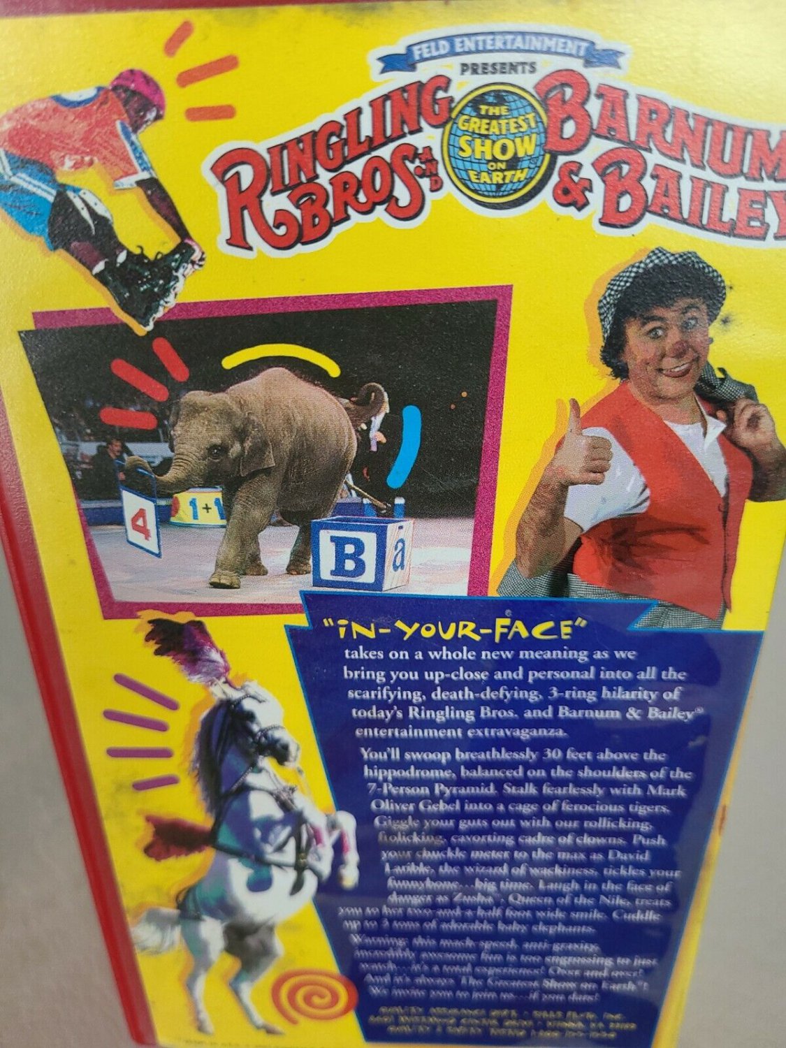 RINGLING BROS Barnum Bailey Circus EXTREME ADVENTURE VIDEO VHS 1997