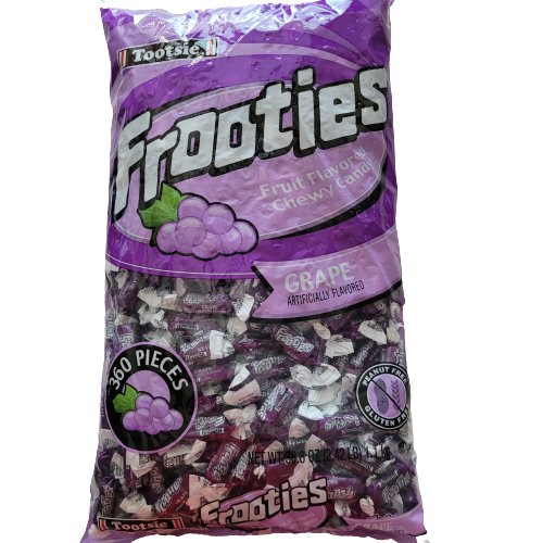 Frooties Grape Candy 360 Count Bag Tootsie Bulk Candies Taffy Fruities ...