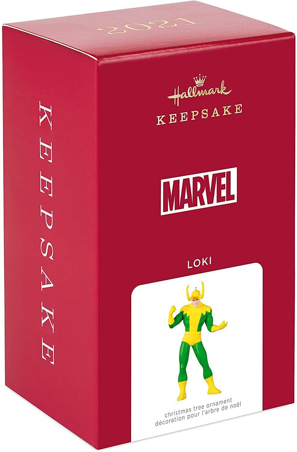 Marvel Loki Hallmark Keepsake Christmas Ornament 2021 Holiday Tree New ...