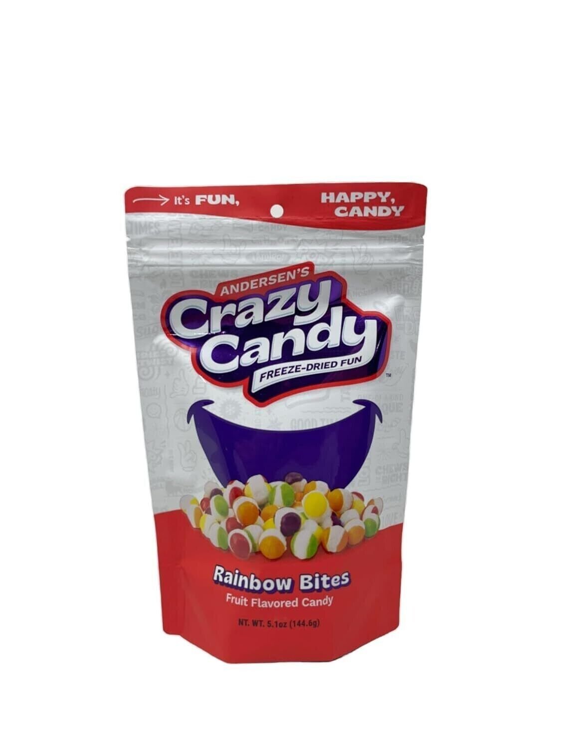 Freeze Dried CRAZY CANDY Rainbow Bites Exotic Flavor Original Fresh ...