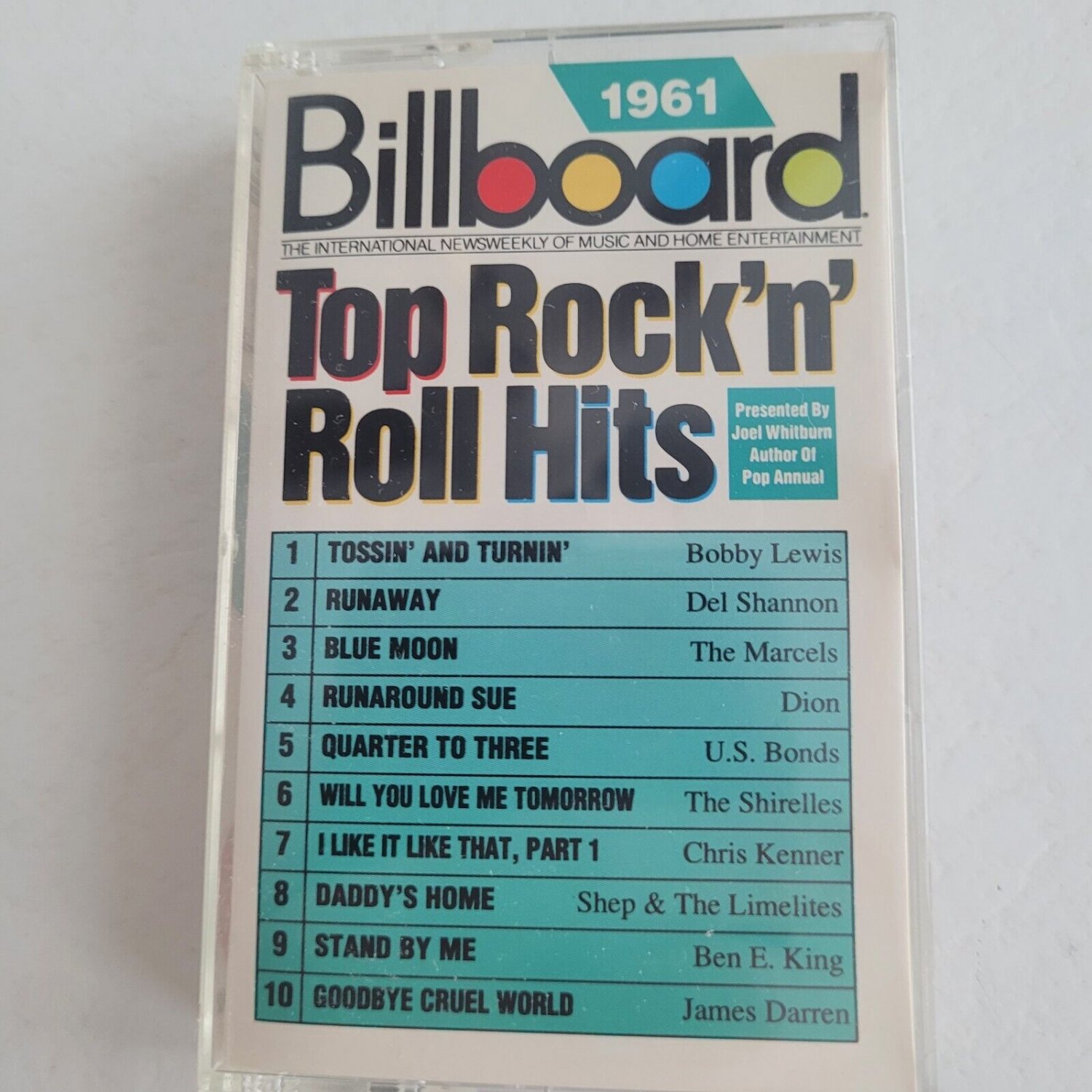 Billboard Top Rock 'n' Roll Hits 1961 By Various Artists Music Cassette VTG