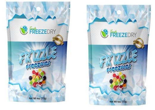 2 Pack Freeze Dried Candy Fr'izzle FREEZBIES Exotic Flavor Original 4 ...