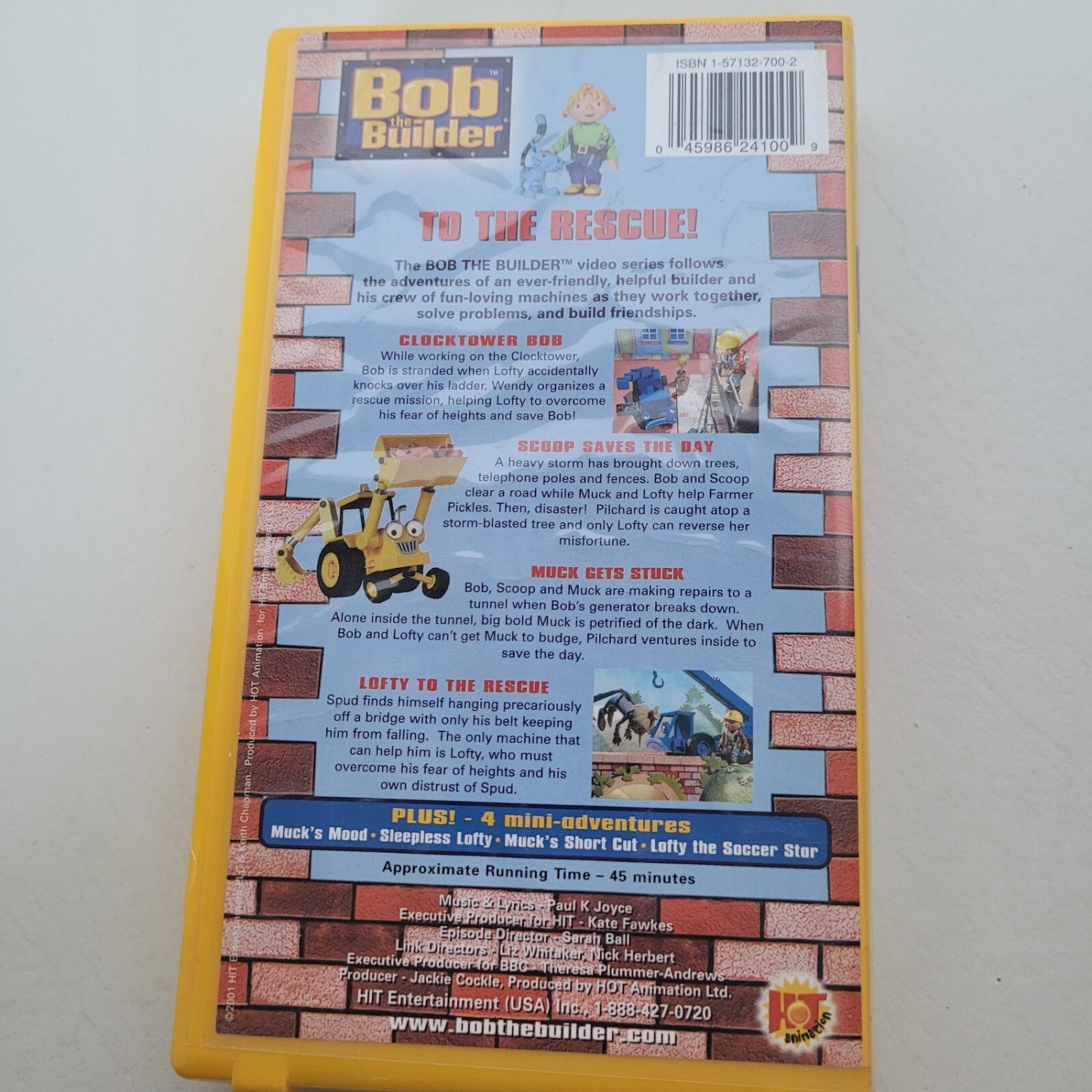 Bob the Builder To the Rescue VHS 2001 Video Animated Kids Show ...