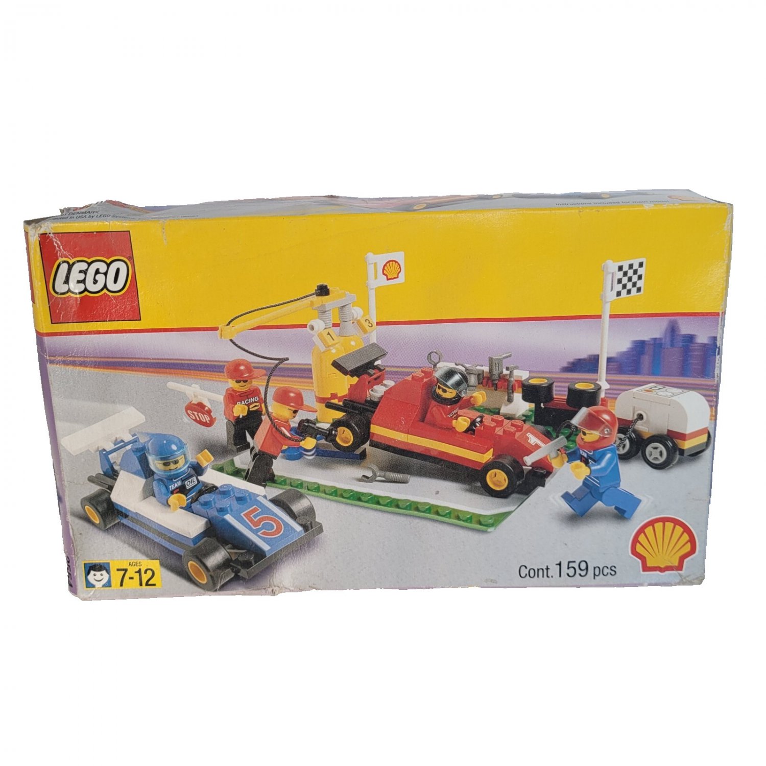 2000 Lego Set 2554 - Formula 1 Racers Pit Stop Unopened Shell Formula ...