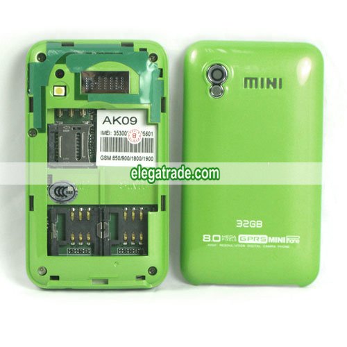 Seloo AK09 Mini QuadBand Touch Screen Phone with DualStandby Bluetooth ...