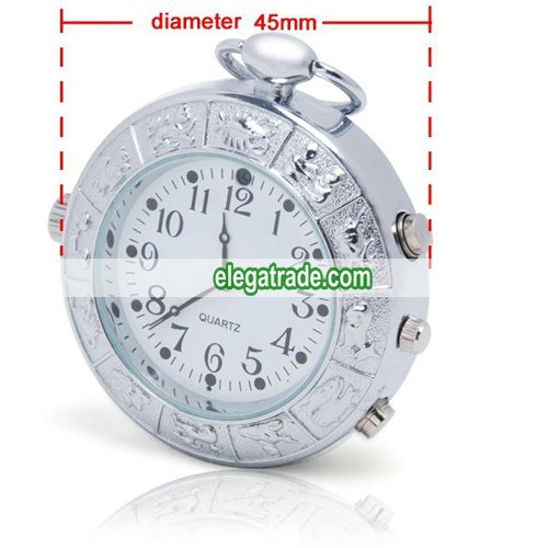 High Definition Multi-function Pocket Watch With Spy Camera - 4GB