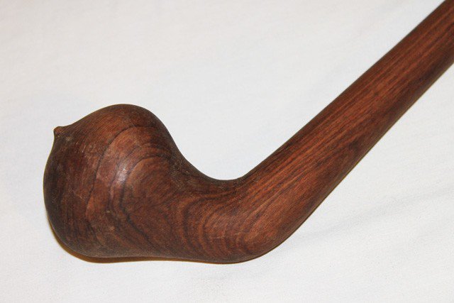 KENYA MAASAI - WAR CLUB - RUNGU - OLIVE WOOD #03