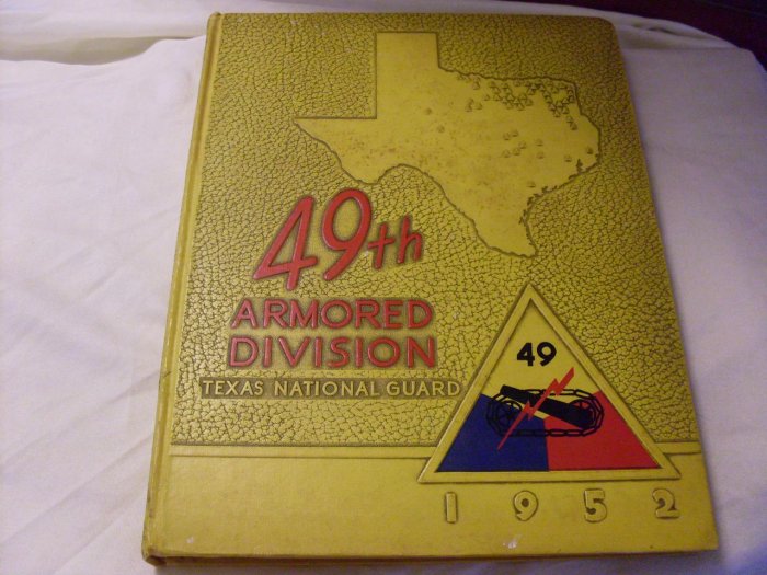 1952 49th Armored Division Yearbook Texas Natl Guard