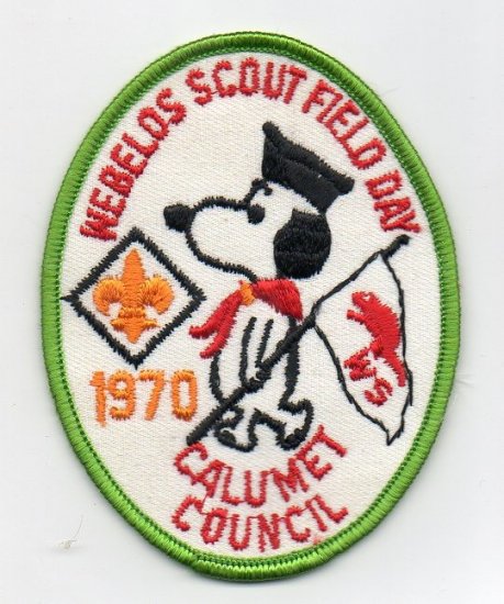 Vintage 1970 Webelos Scout Field Day Calumet Patch BSA