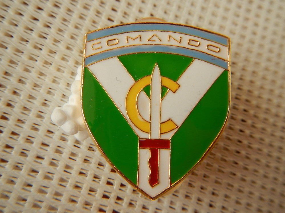 Argentina Army Commando Enameled Beret Badge