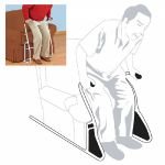 EZ up chair Riser - White