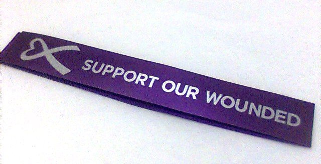 Purple Heart Ribbon Pin Set wounded veterans memorial lapel brooch new