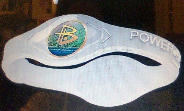 Power Balance wristband clear silicone unisex sports energy health new